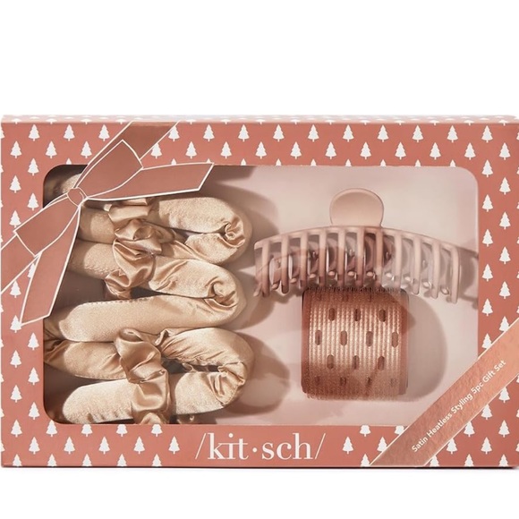 Kitsch | Hair | Kitsch Satin Heat Less Hair Styling Five Piece Gift Set ...